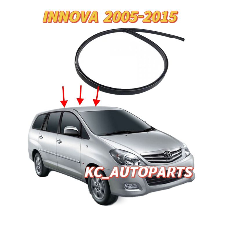 Toyota Innova 2005-2015 Roof Moulding roof Rubber Getah Bumbung clip ...
