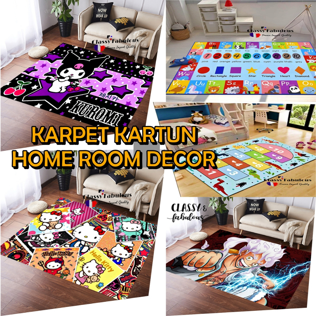 🔥CLASSY 5D KARPET KARTUN VELVET / 5D CARPET CARTOON VELVET TOP DESIGN🔥 ...