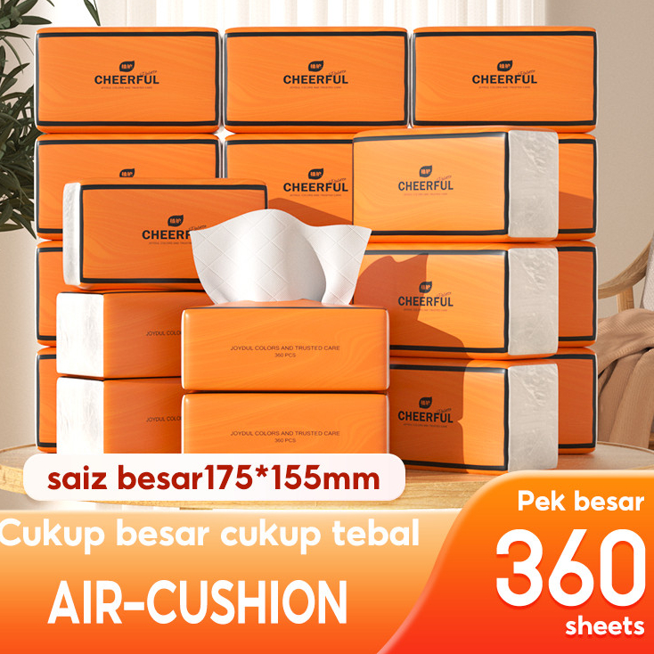 CHEERFUL tissue facial tissue pocket tissue Botare Air-Cushion Face ...