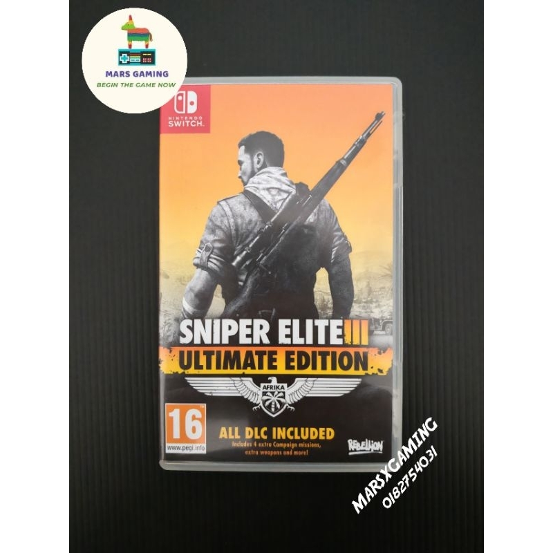 Nintendo Switch Sniper Elite 3 / Sniper Elite III Ultimate Used ...