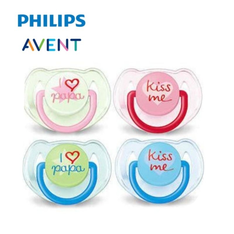 Philips Avent Orthodontic silicone 6-18m Pacifier with Hygienic Cover ...