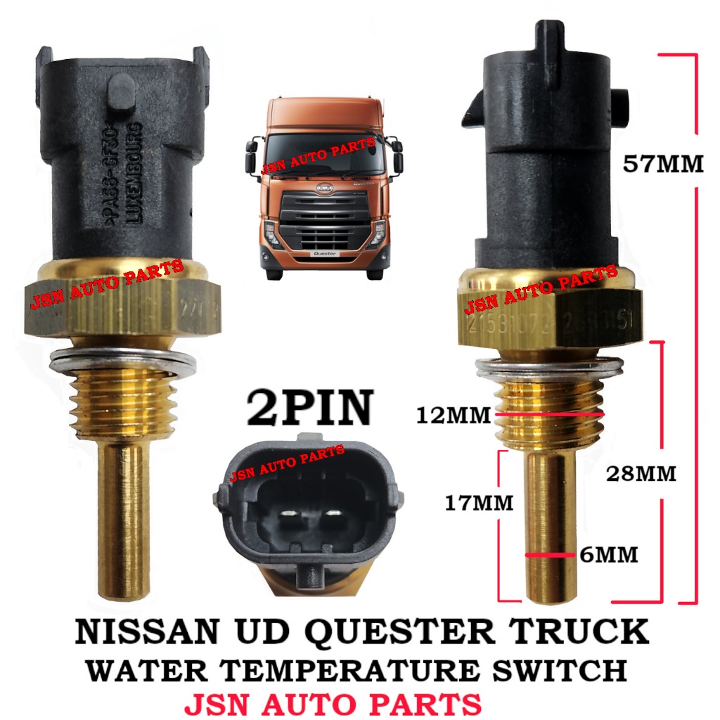 J07S01 TEMP SWITCH NISSAN UD QUESTER LORRY 14973-9Z00A WATER ...