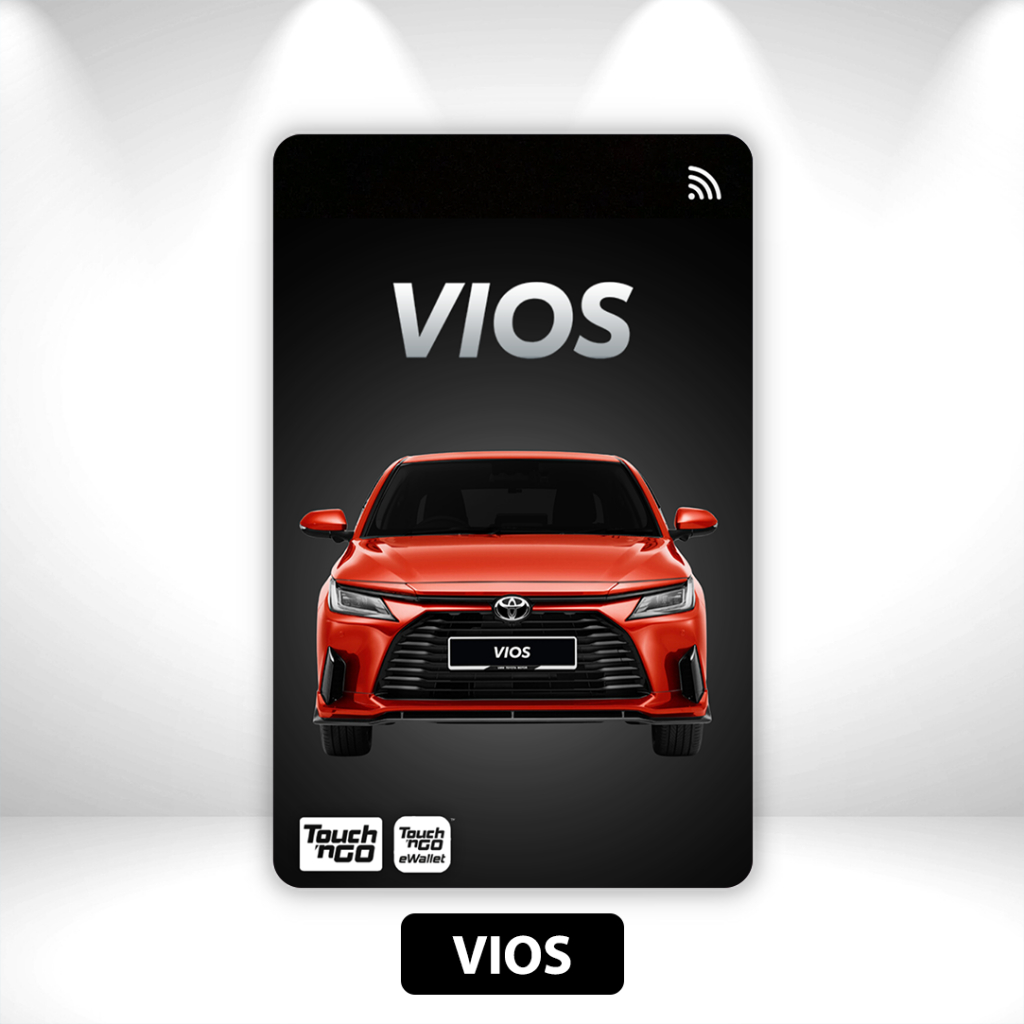 Toyota Vios - Sticker Touch n Go TNG Sticker TNG NFC Card Skincard Toyota Vios Cover by Sticko ...