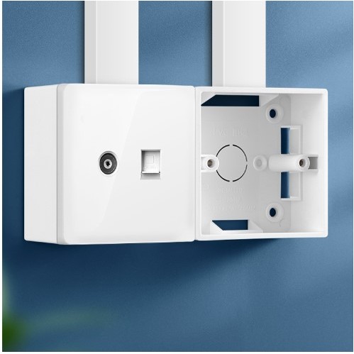 PVC Base Box for Wall Faceplate Switch Socket Cover Surface Mounted ...