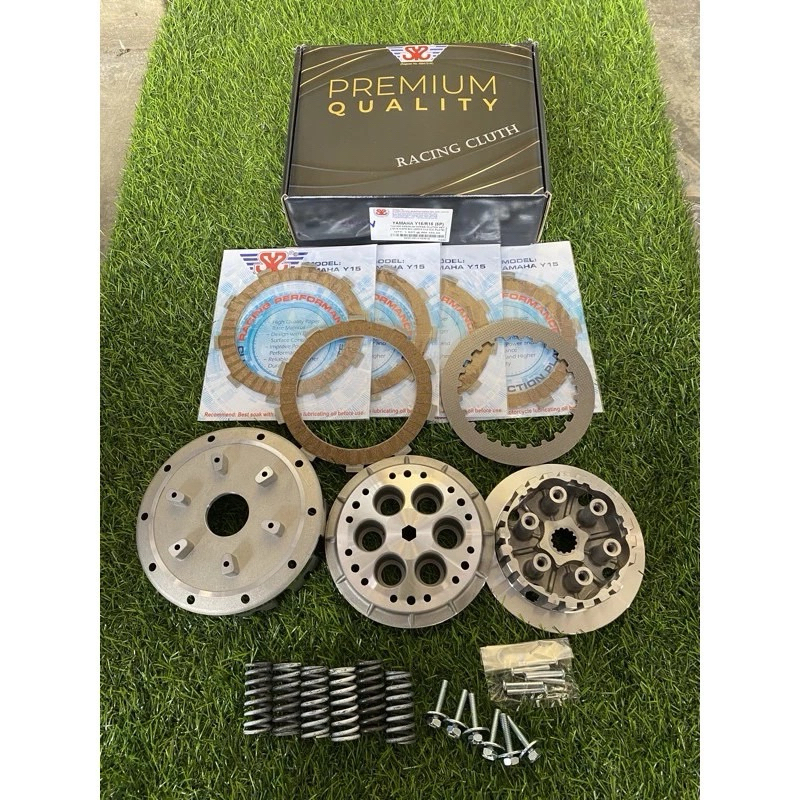 SYS RACING PREMIUM CLUTCH SET Y15ZR 5 KEPING CLUTCH PLATE 6 SPRING DAN ...