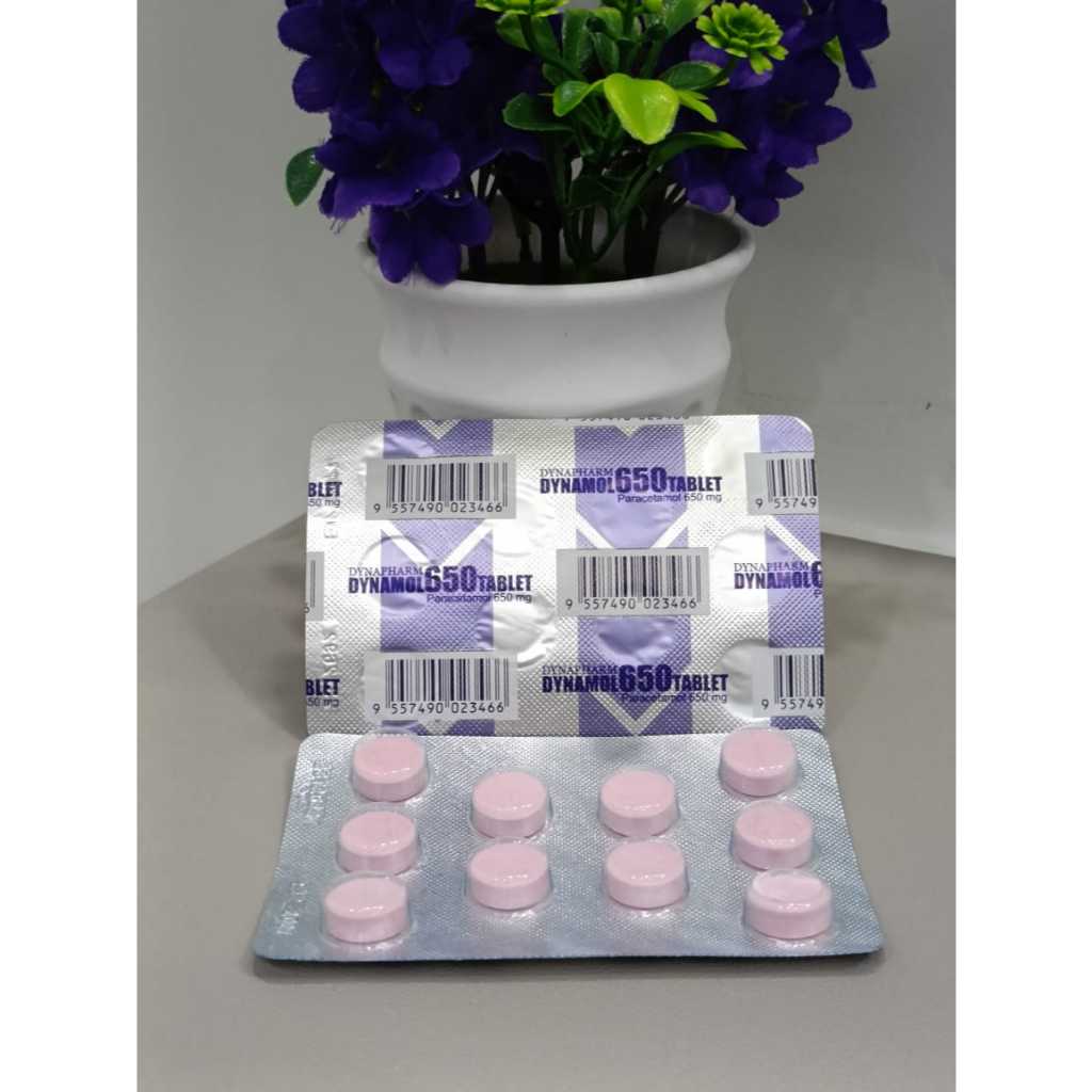 DYNAPHARM DYNAMOL 650 TAB 1 STRIP (10 TABLETS) | Shopee Malaysia