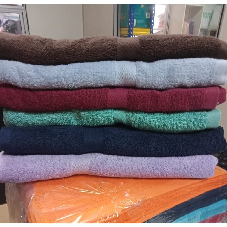 New Fluffy / Tebal / Gebu and Soft Tuala Mandi Saiz Dewasa. Bath Towel ...