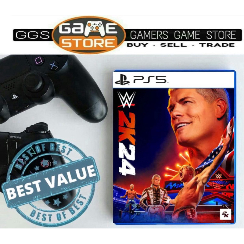 WWE2k24 PS5 GAME ORIGINAL PHYSICAL DISK SECOND HAND / USED | Shopee ...