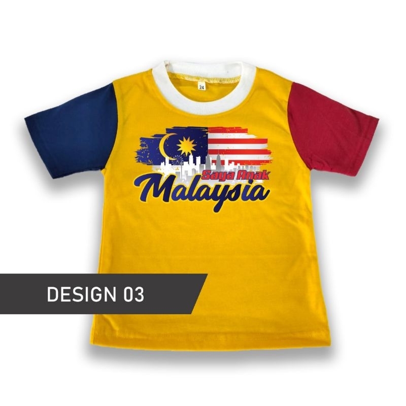 🇲🇾Edisi MERDEKA VOL.2~!!! 🔥 T-Shirt Merdeka Kanak-kanak Baju Merdeka ...