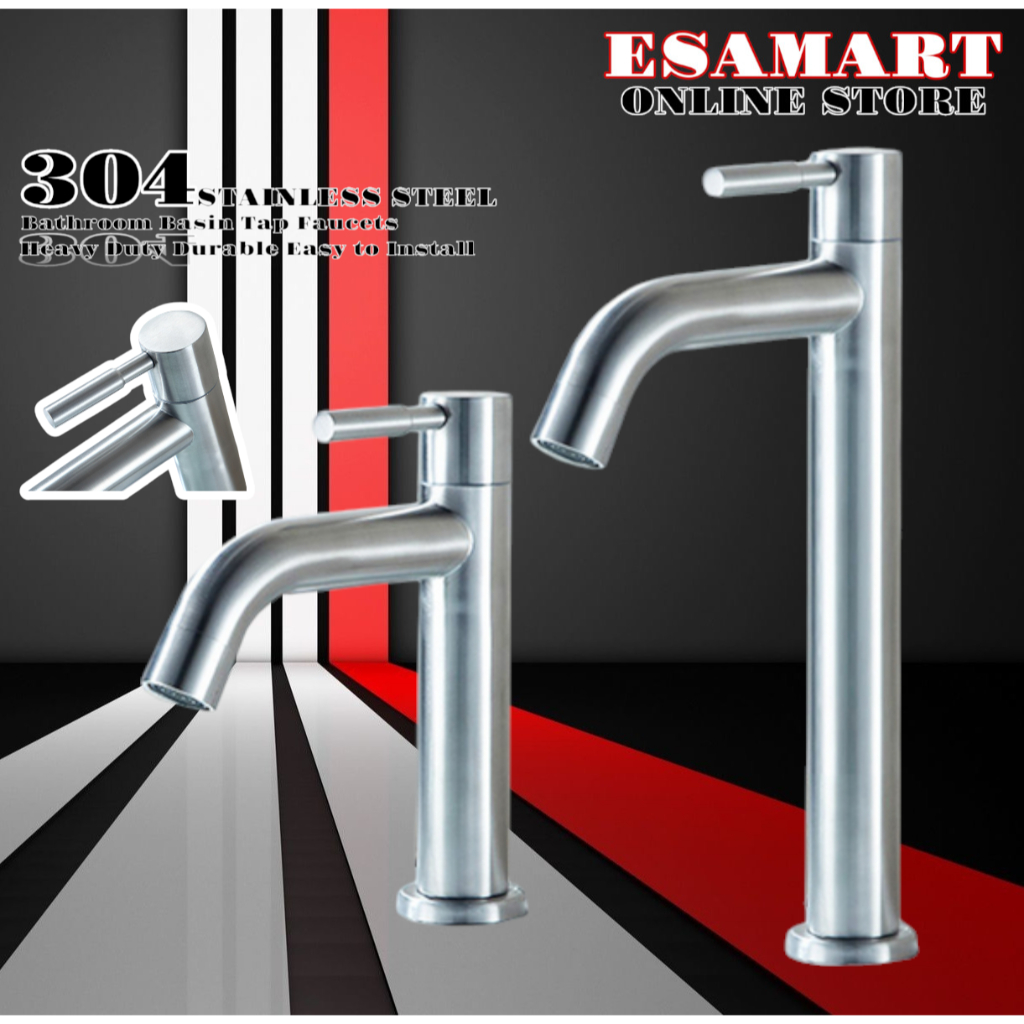 Stainless steel 304 Tower Basin Tap cold water basin faucet and Water ...