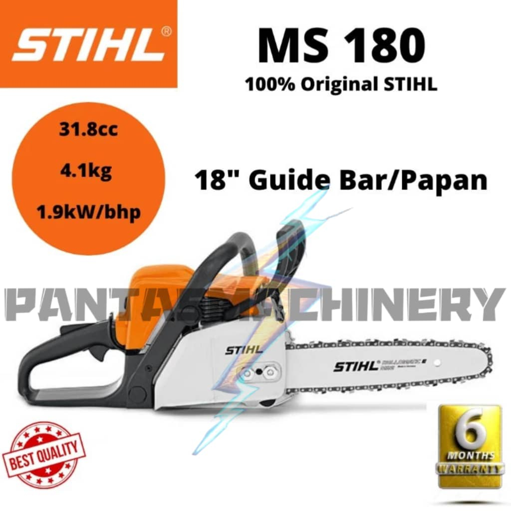 Stihl MS180 MS-180 18" BAR Chain Saw Chainsaw (Chain Bar MADE IN ...