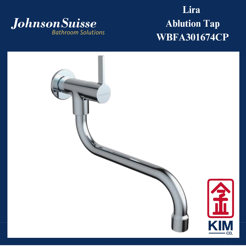 Johnson Suisse Lira Ablution Tap (WBFA301674CP) | Bib Tap | Water Tap ...
