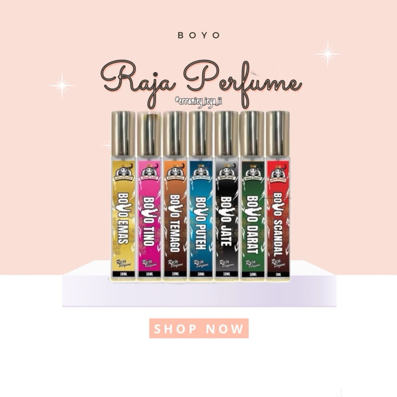 RAJA PERFUME 10ML 💯 ORIGINAL - BOYO JATE | BOYO TINO | BOYO TEMBAGO ...