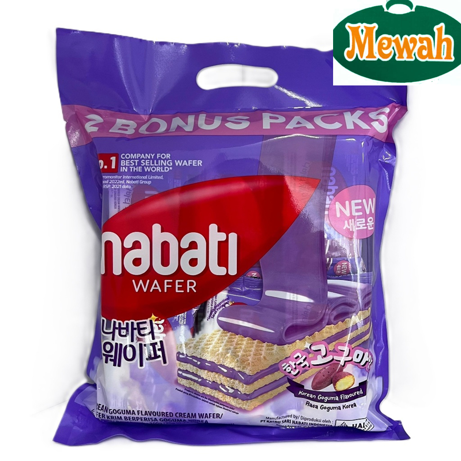 NABATI KOREAN GOGUMA WAFER FAMILY PACK 360G | Shopee Malaysia