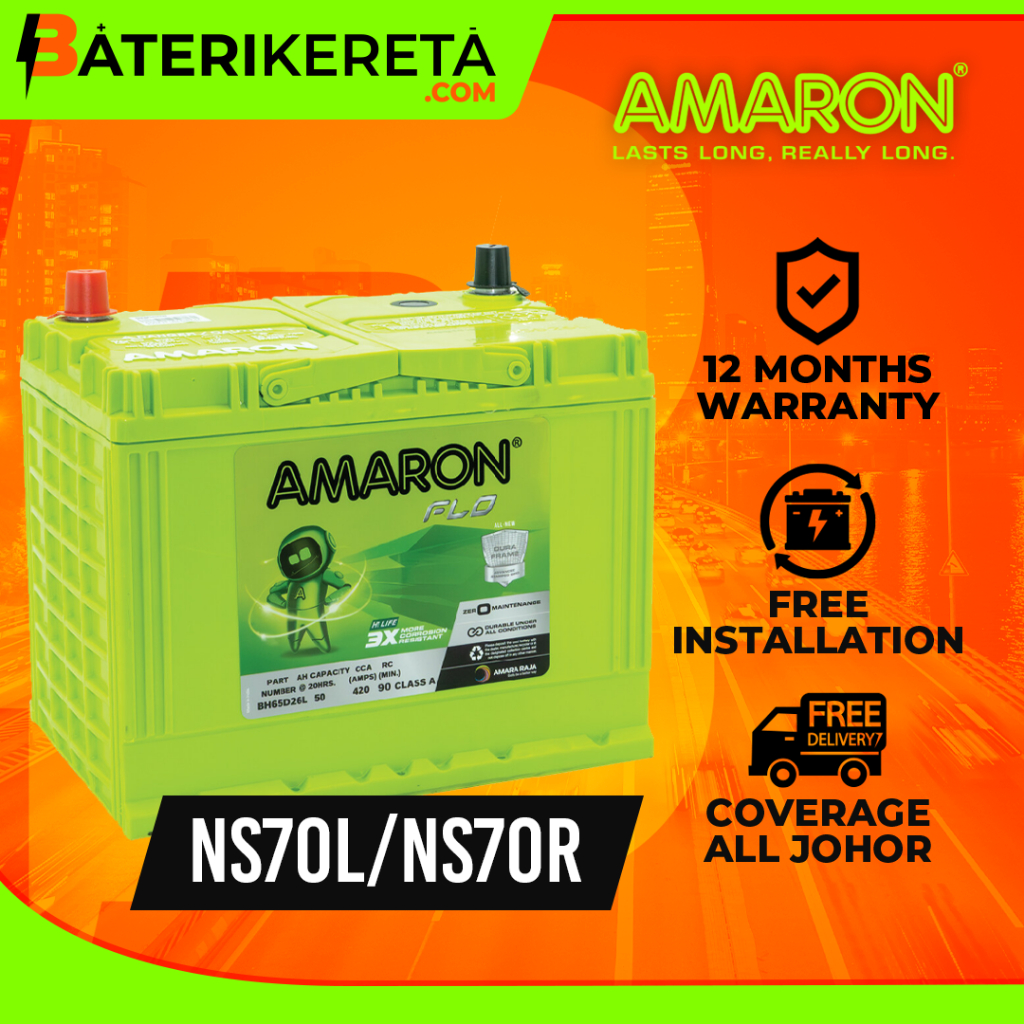 AMARON FLO NS70 | NS70L | 65D26L CAR BATTERY | Shopee Malaysia