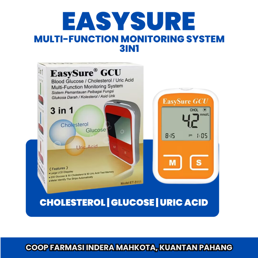 EASYSURE GCU MULTI-FUNCTION MONITORING SYSTEM 3IN1 | Shopee Malaysia