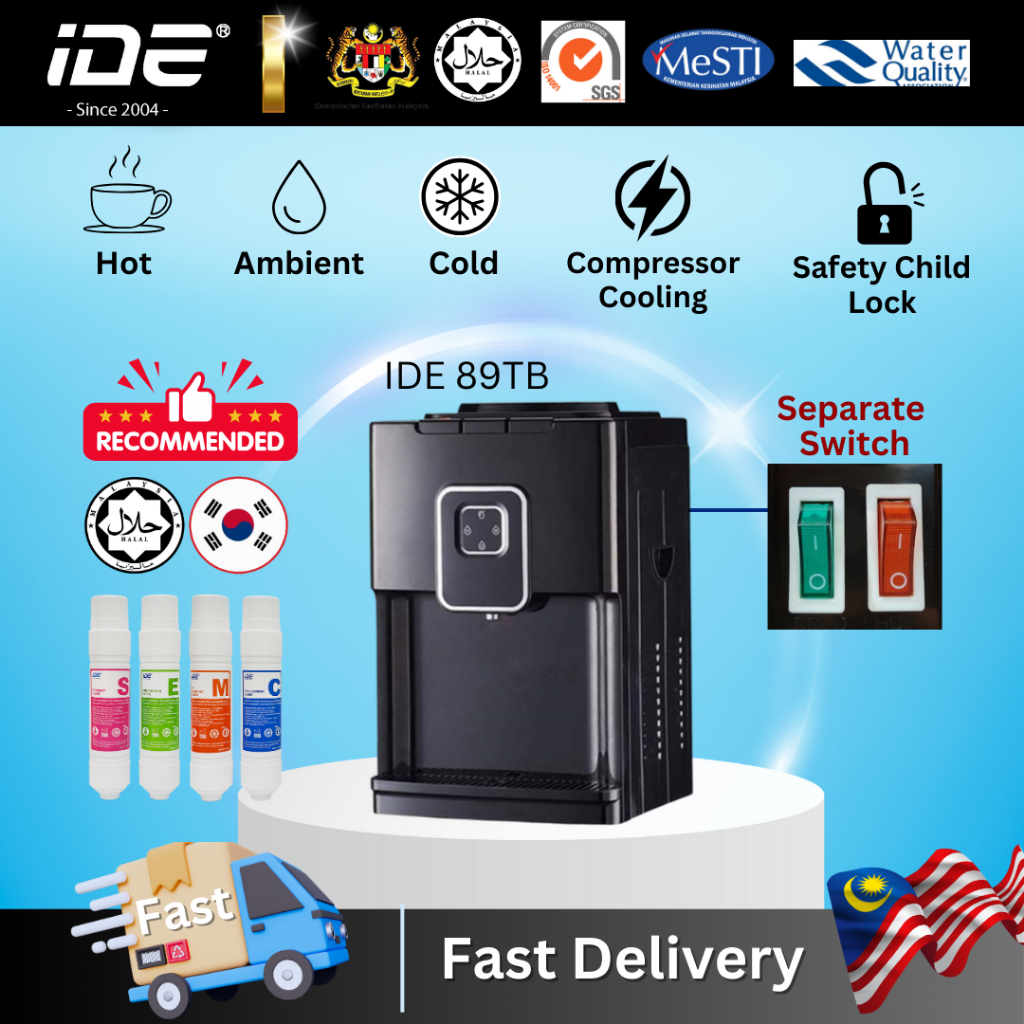 IDE 89TB Hot & Warm & Cold Water Dispenser / IDE 3 Temperature Korea ...