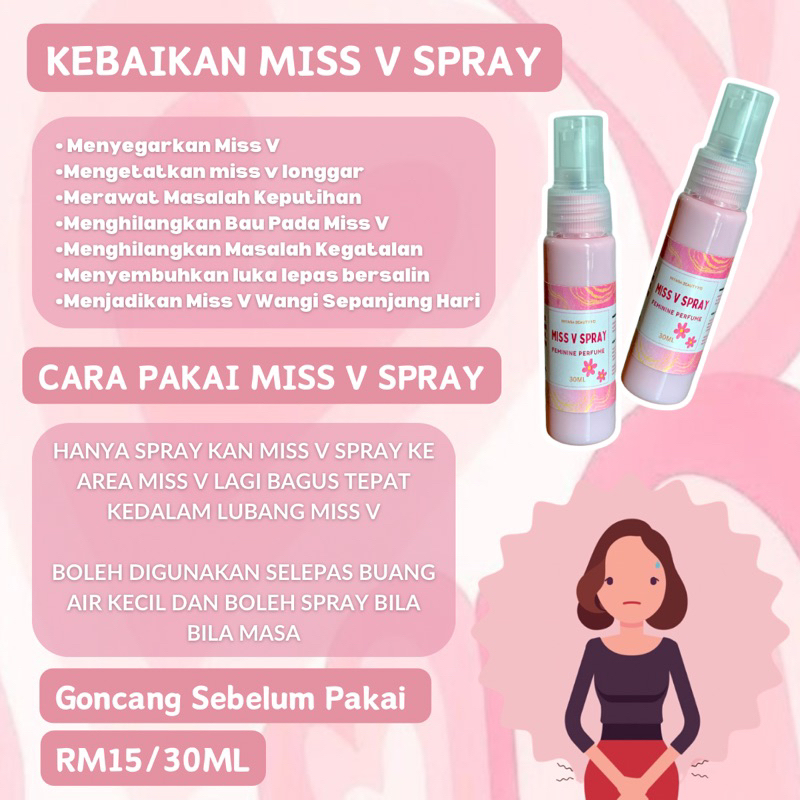 MISS V SPRAY BY MIYARA | Shopee Malaysia