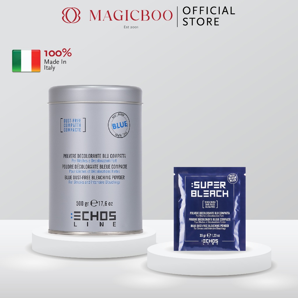 Magicboo Echosline Dust Free Bleaching Powder (Blue) - 35g / 500g ...