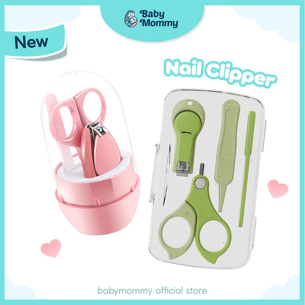 Ready Stock 🇲🇾 Baby Nail Clipper Safe 4 in1 Kit Infant Grooming Kit ...