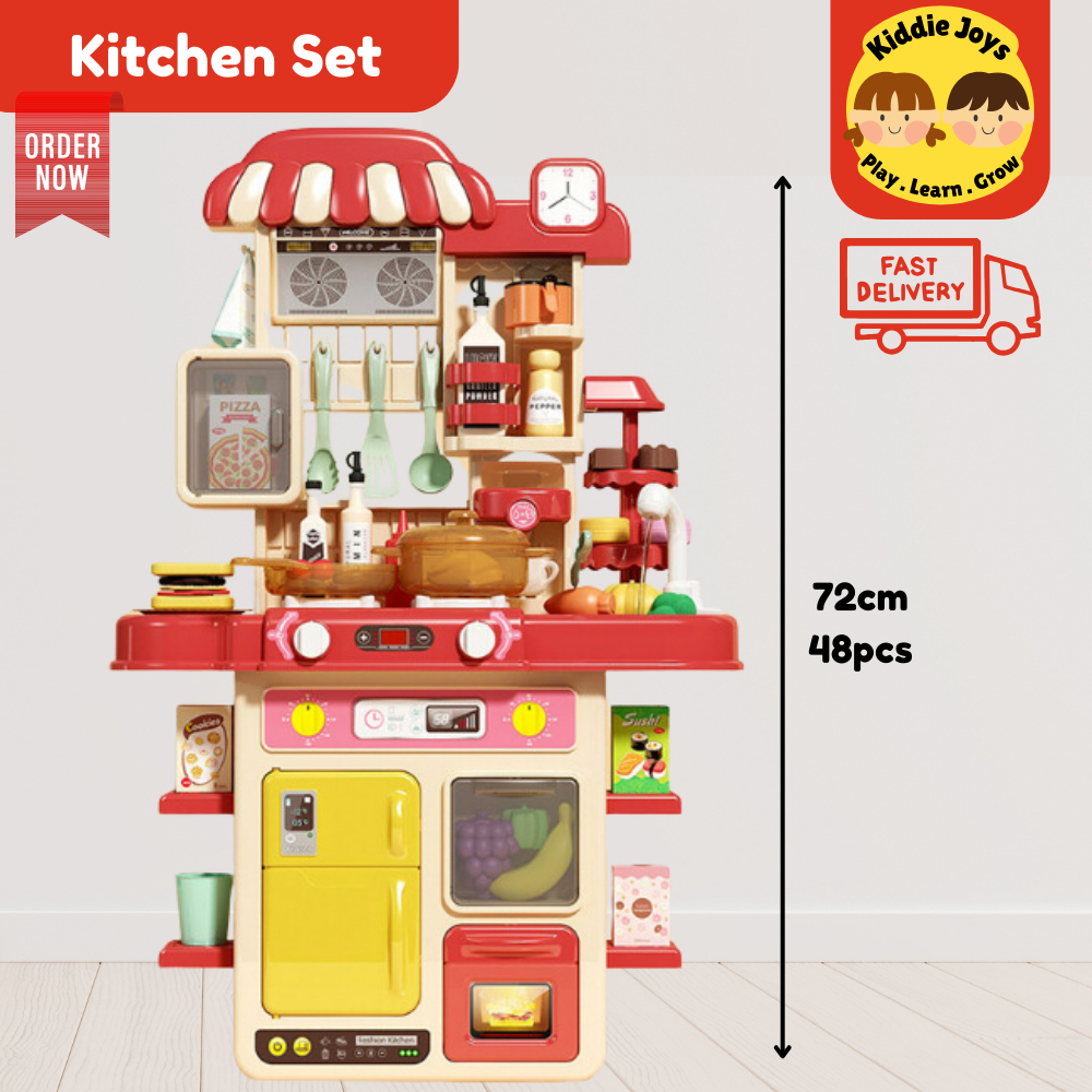 [SHIP IN 24 HOURS] Kitchen set kitchen playset pretend play cooking set ...