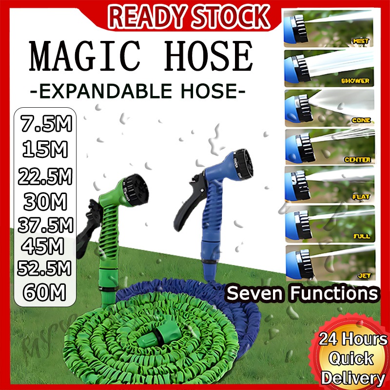 🔥Ready Stock🔥Water Hose Multifunction Expandable Magic Hose Home Garden ...
