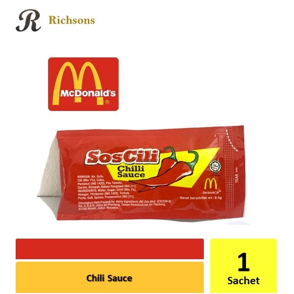 Travel Portable Pack Sachet Chilli Sauce Tomato Cili Sos Pedas Sedap ...