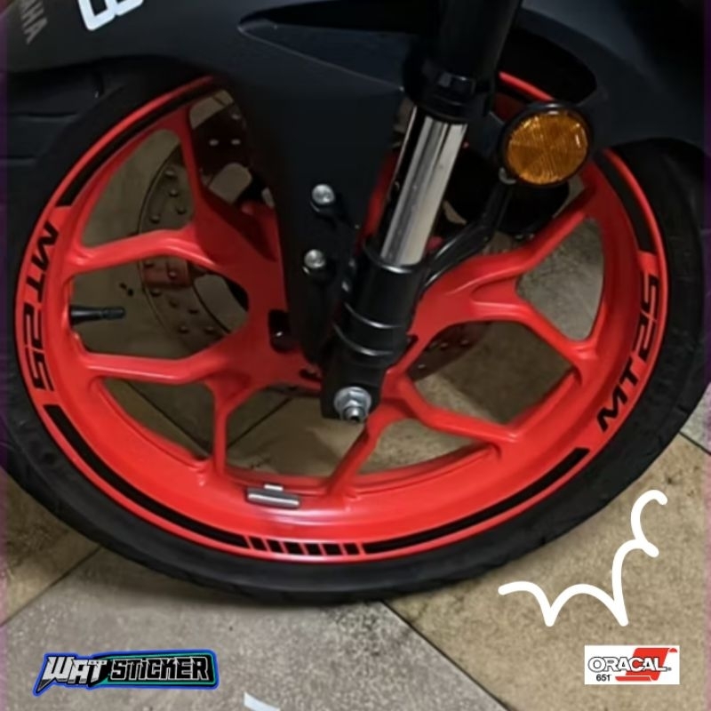 STICKER RIM MT25/MT15/R25/R15 (DEPAN+BELAKANG) | Shopee Malaysia