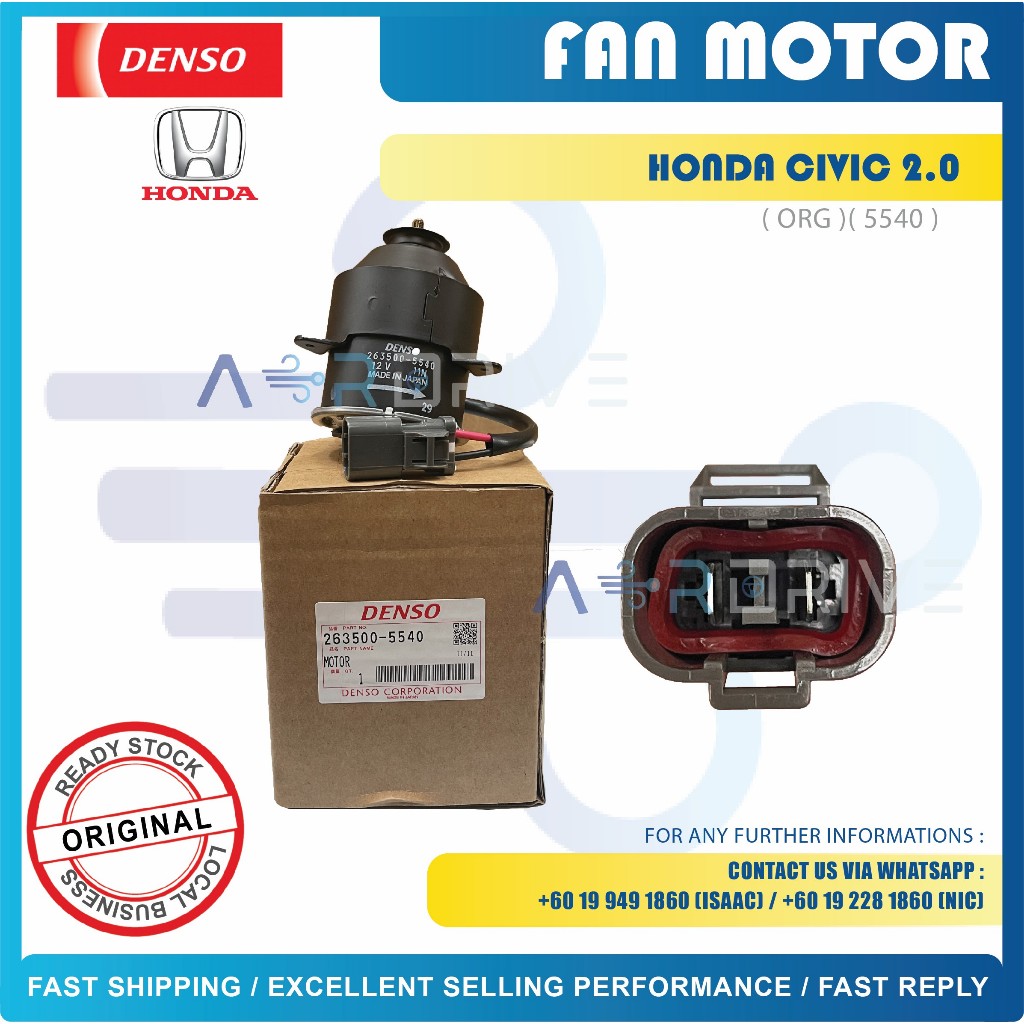 DENSO ORIGINAL HONDA CIVIC 2.0 RADAITOR MOTOR 5540 | Shopee Malaysia