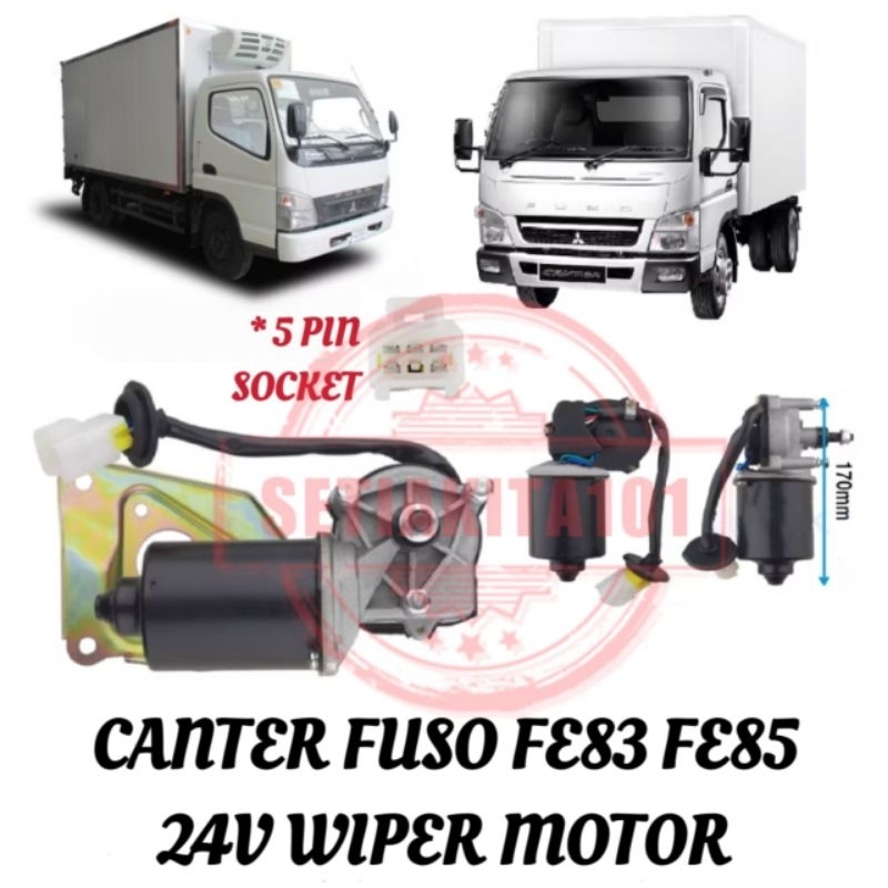 MITSUBISHI FUSO CANTER FE83 FE85 FRONT WIPER MOTOR/CONTROL WIPER LINK ...