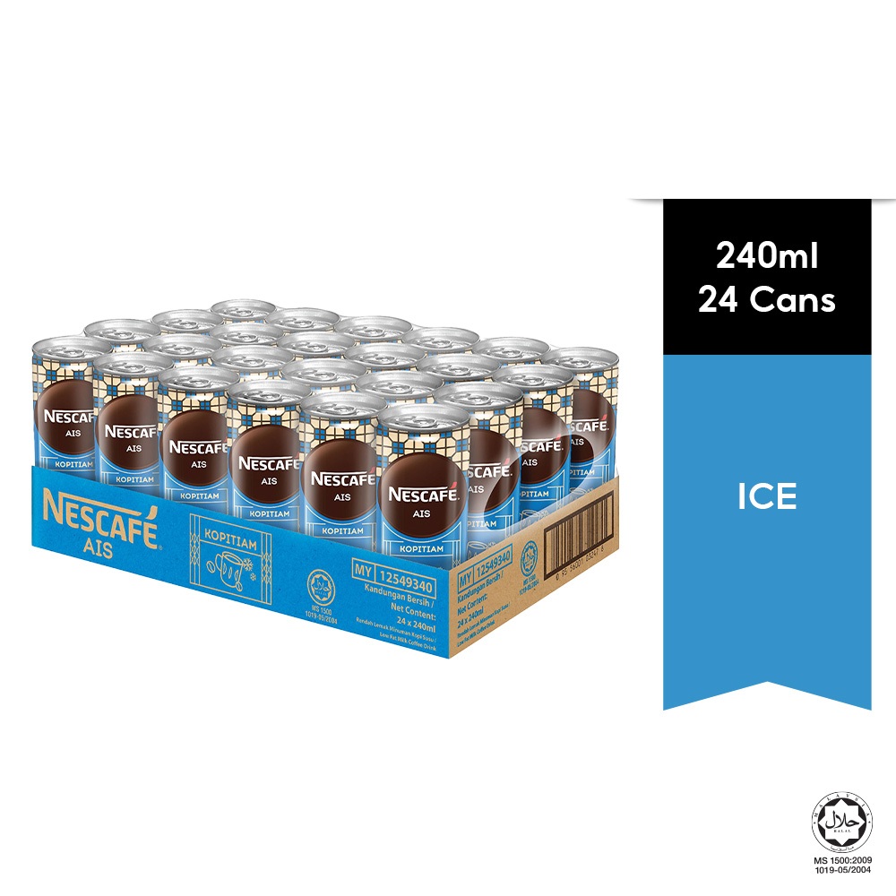 Nescafe Ice Kopitiam Can 24x240ml | Shopee Malaysia