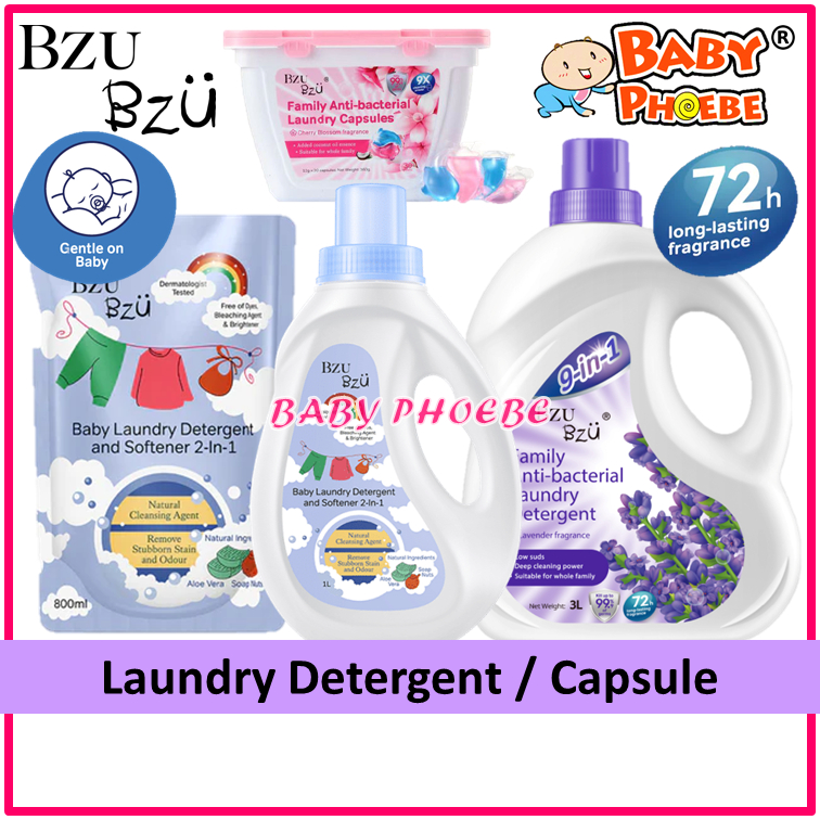 BZU BZU Baby Laundry Detergent & Softener 2in1 / Family Anti-Bacterial ...