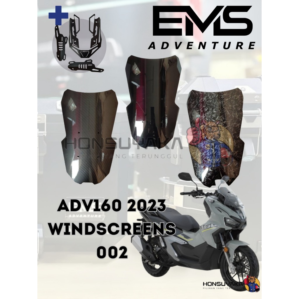 EMS WINDSCREENS 002 FOR HONDA ADV160 2023 | Shopee Malaysia