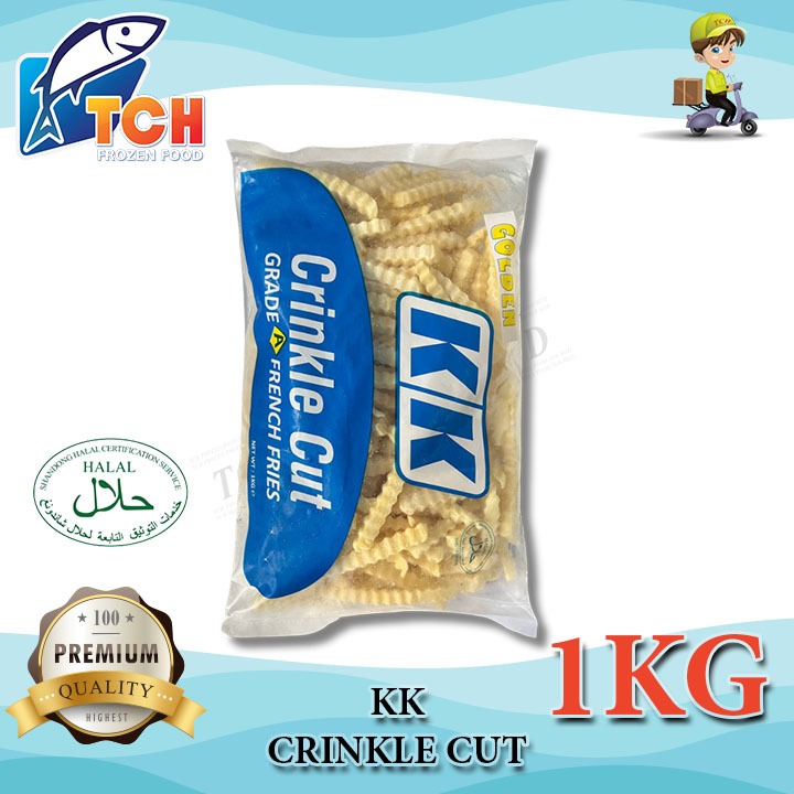 (KK) CRINKLE CUT FRIES ,KENTANG, TCH FROZEN FOOD, FRESH FROZEN SEAFOOD ...