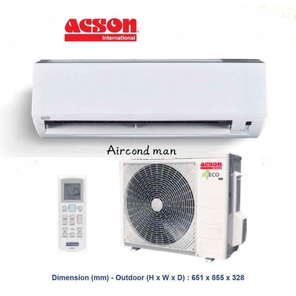 ACSON 1.0HP NON INVERTER AIR CONDITIONER R32 | Shopee Malaysia