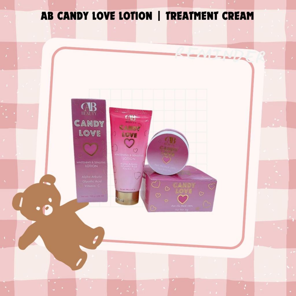 🔥READY STOCK🔥 AB CANDY LOVE TREATMENT WHITENING LOTION 50ML | 100ML ...
