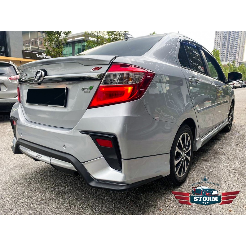 **PERODUA BEZZA 2016 - 2020 ( GEAR UP ) SPOILER - PU | Shopee Malaysia