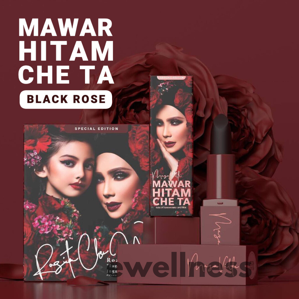 Mawar Hitam Mentari Hitam Che Ta Lipstick Mawar Hitam Mentari | Shopee Malaysia