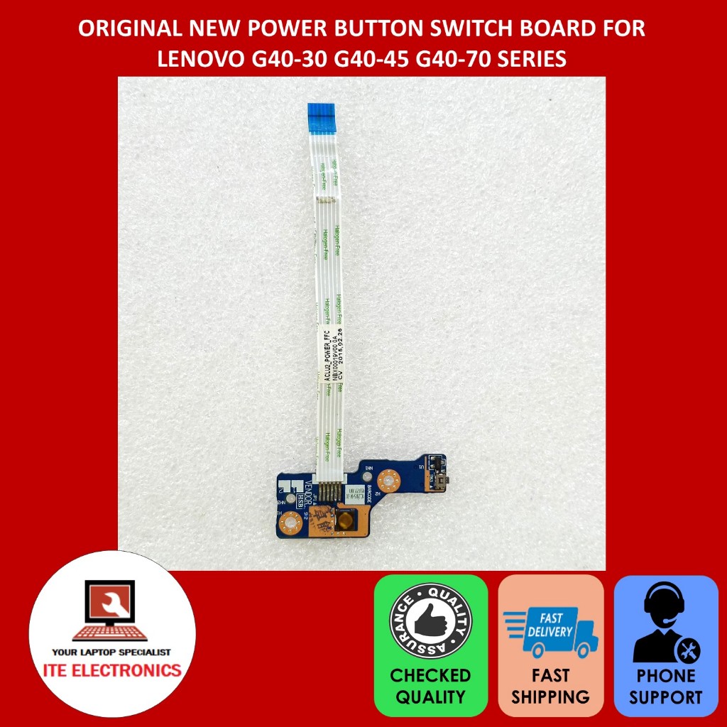 ORIGINAL NEW LENOVO G40-30 G40-45 G40-70 SERIES ON/OFF POWER BUTTON ...