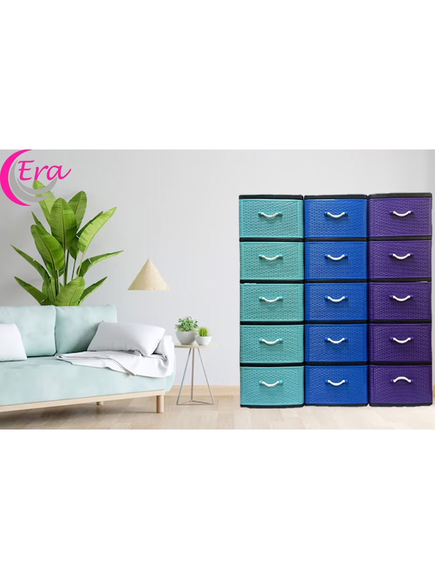 Era 5 Tier Plastic Drawer / Cabinet / Storage Cabinet / Laci / Almari ...