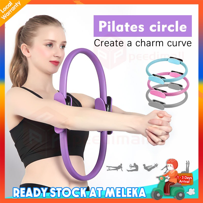 Yoga Magic Pilates Ring Circle Dual Grip Super Resilient Ring ...