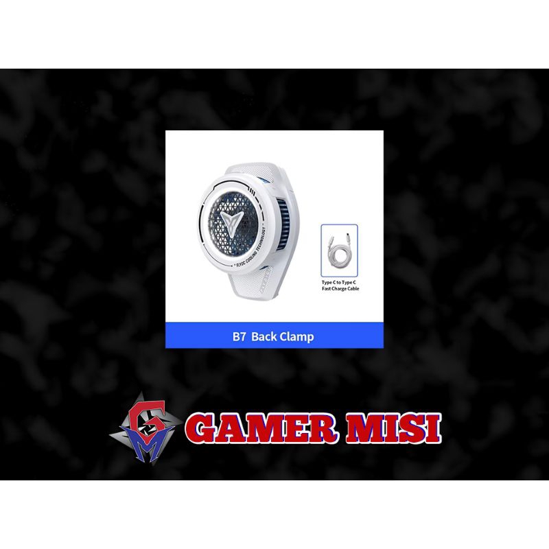 FLYDIGI B7 COOLER PHONE BACK CLAMP INTELLIGENT TEMPERATURE CONTROL 2.0 WHITE COLOR (NEW ...