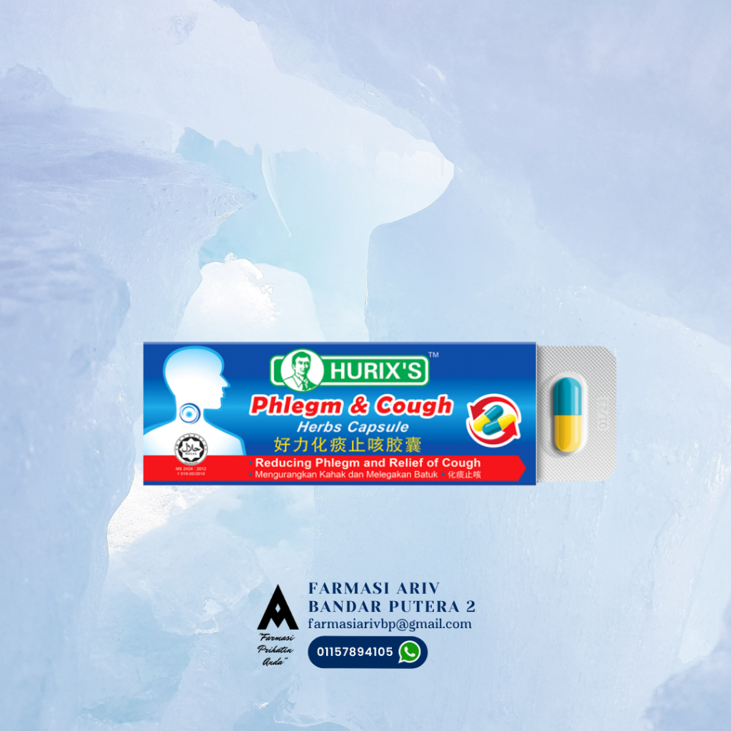 HURIX'S PHLEGM & COUGH HERBS CAPSULE | Shopee Malaysia