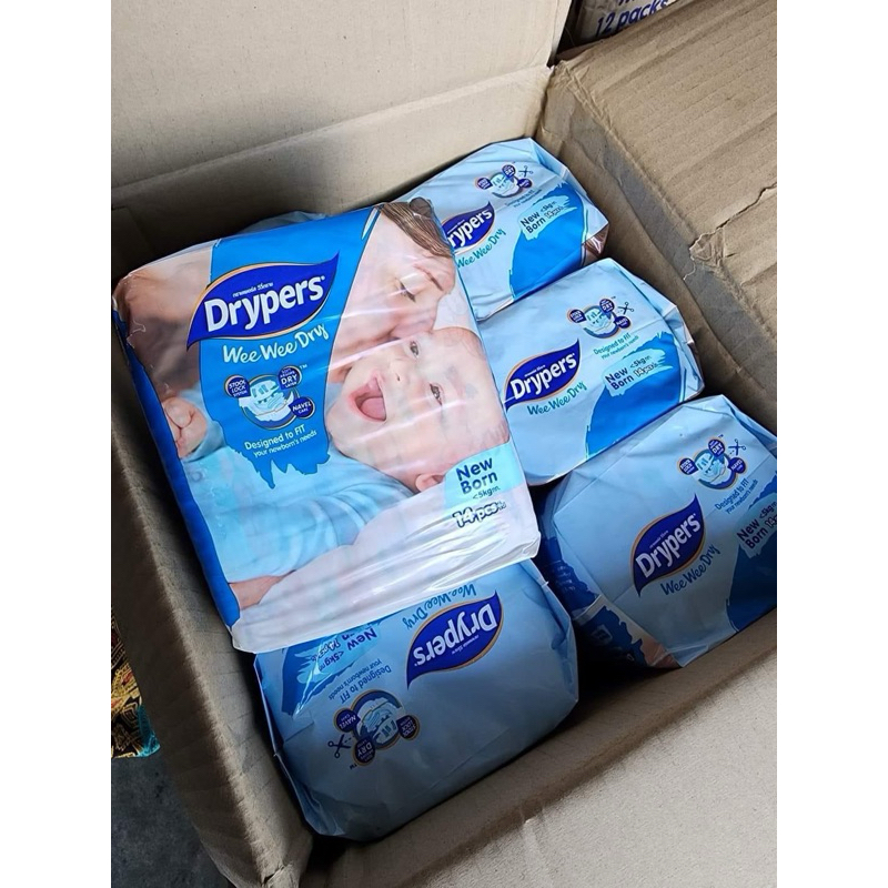 Drypers Tape| Drypers pants| Drypers Wee Wee Dry travel pack| New Born ...