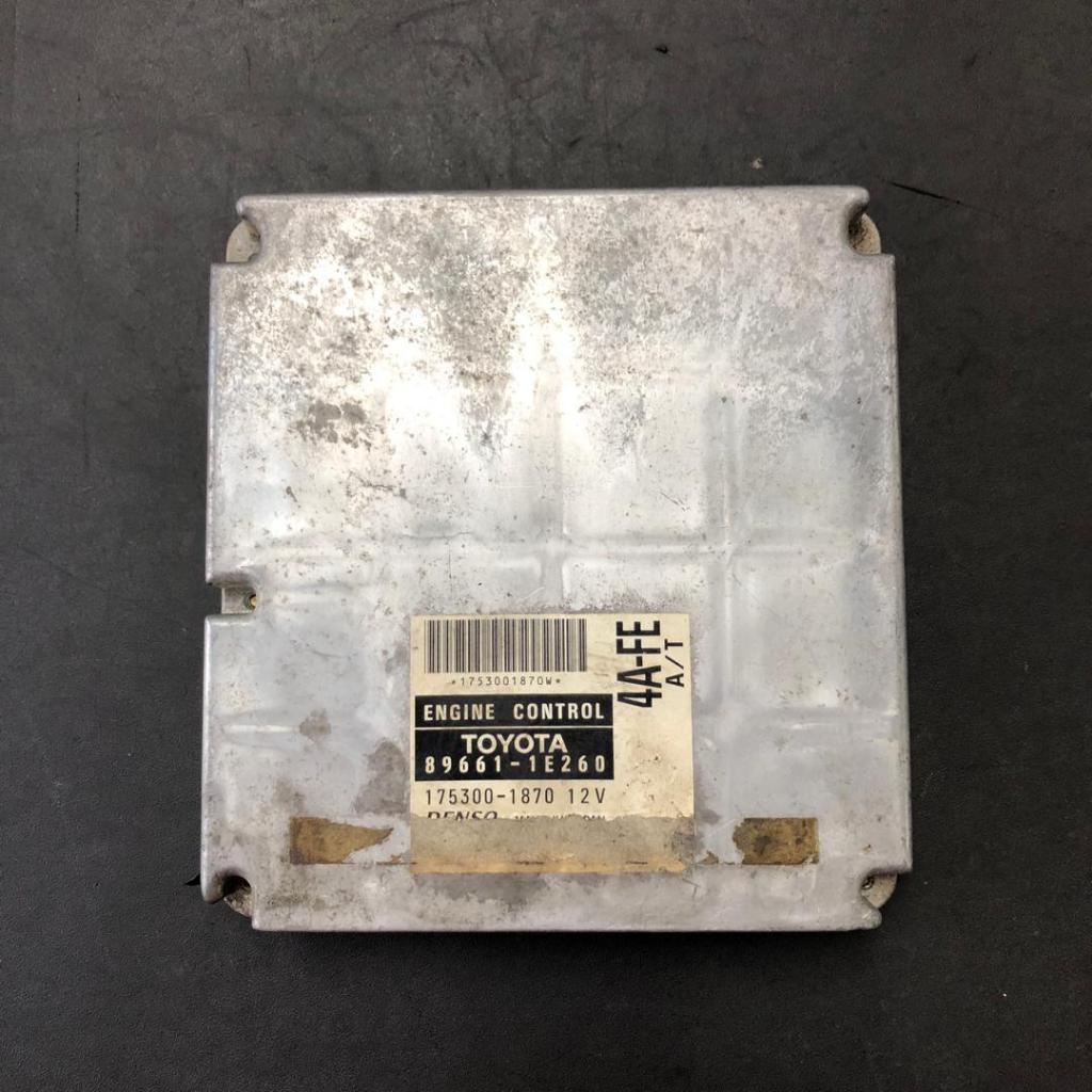 TOYOTA COROLLA AE104 Engine Control Unit ECU 4A-FE AT 89661-1E260 Used Original | Shopee Malaysia