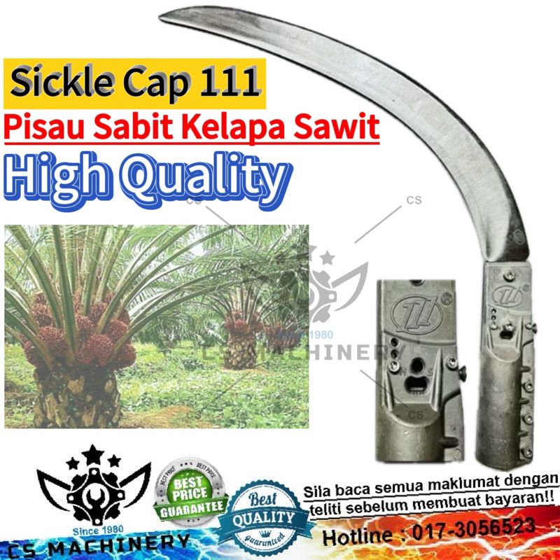 🔥 Heavy Duty Sickle 111 💥 100% Original Sabit Kelapa Sawit 111 💥 Taji Set/Full Set | Shopee Malaysia