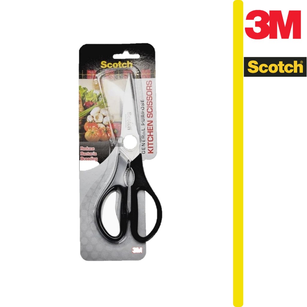 3M Scotch HKS38 General Kitchen Scissor / Home Office School DIY Craft ...