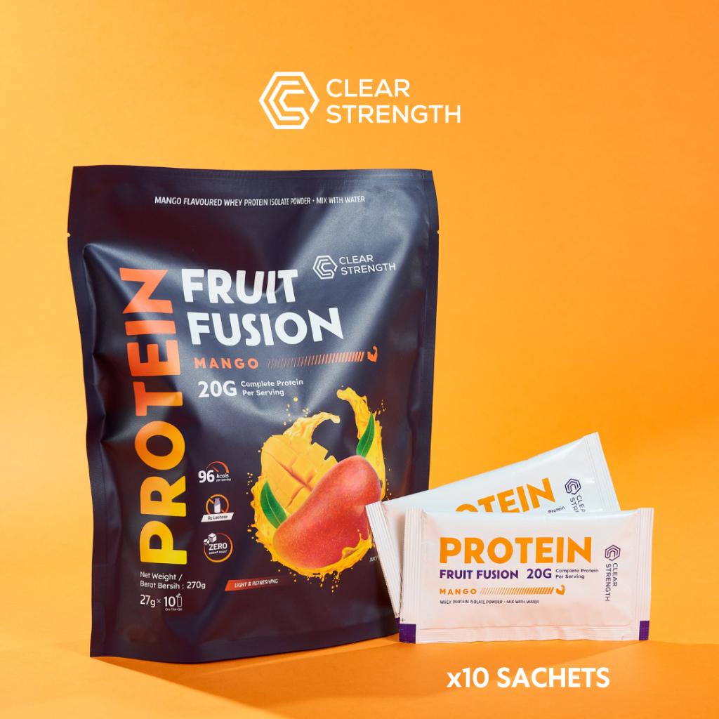 Clear Strength | Whey Protein Powder | Mango Flavour | 0g Lactose | 10x ...