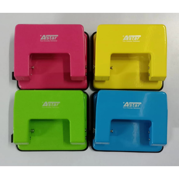 Astar P902 Two Holes Colour Punch / Paper Punch / Penebuk Lubang Kertas ...