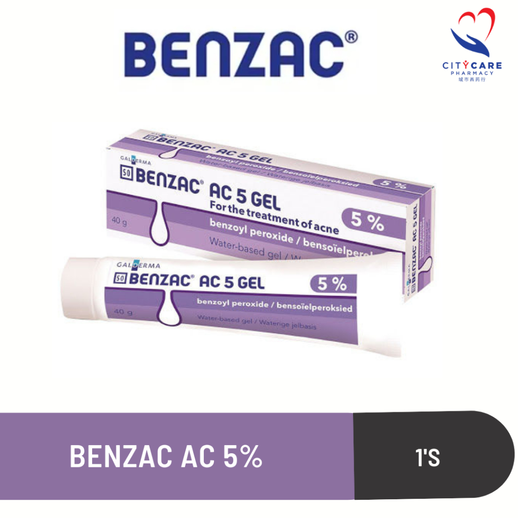 BENZAC AC 5% 60g (Moderate Acne) | Shopee Malaysia